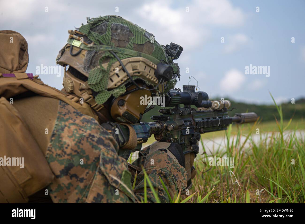 U.S. Marine Corps Lance Cpl. Thomas Porter, a rifleman with 3d ...