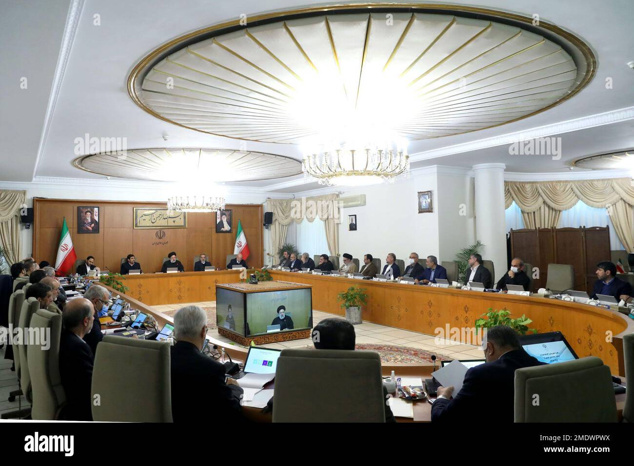 Tehran, Tehran, Iran. 23rd Jan, 2023. A handout photo made available by ...