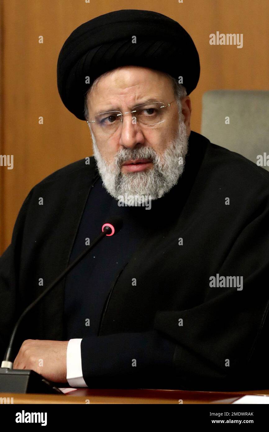 Tehran, Tehran, Iran. 23rd Jan, 2023. A handout photo made available by ...