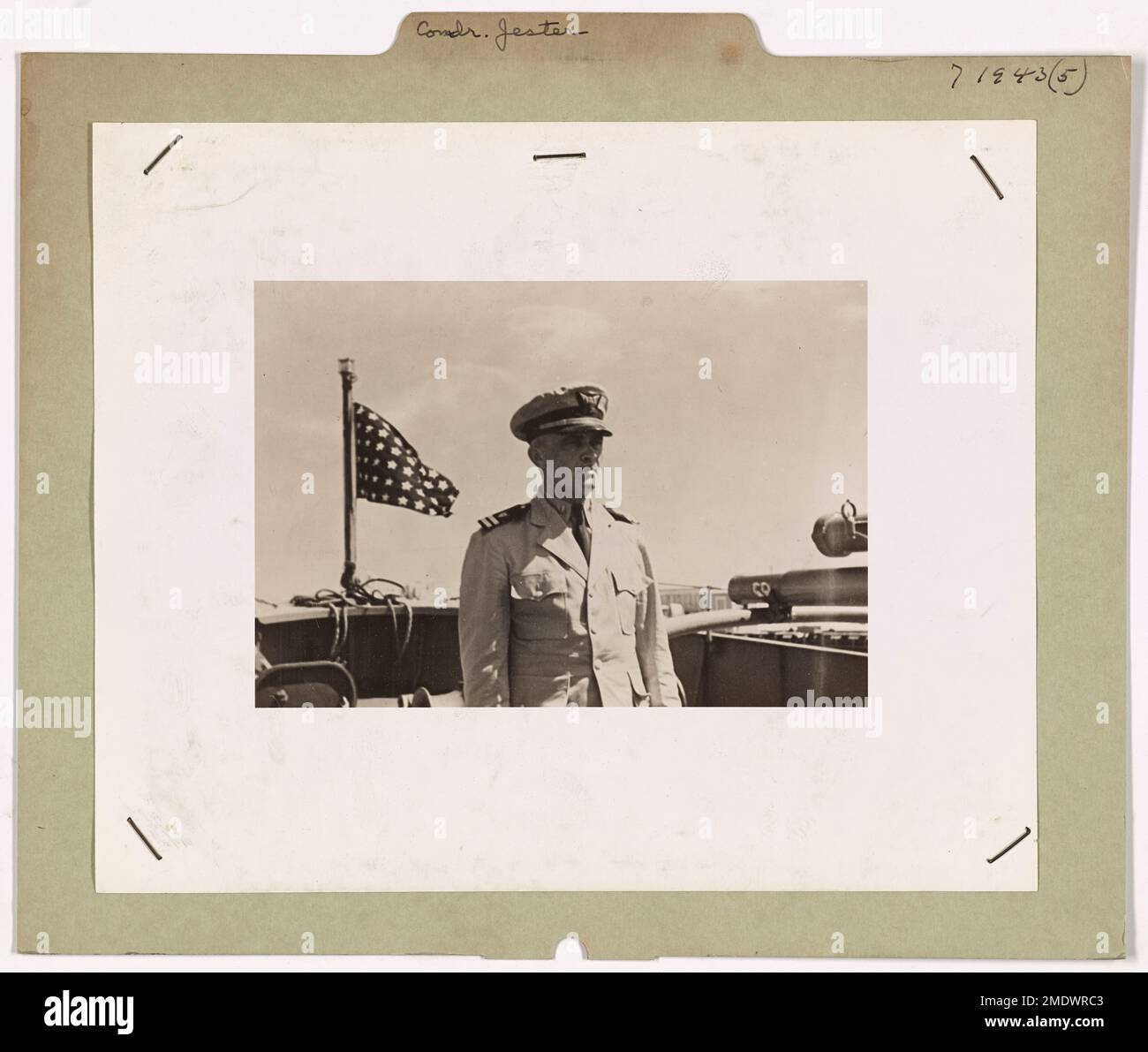 Lieutenant Commander Jester is shown in a formal portrait. As an ...