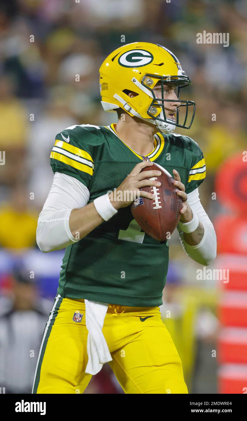Green Bay Packers quarterback Kurt Benkert (7) in action during the ...