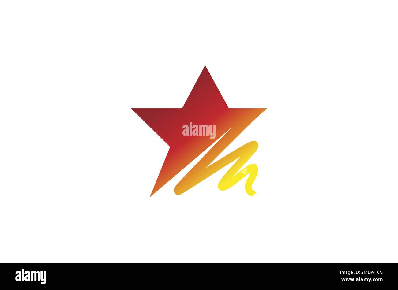 creative red star painting symbol logo vector design illustration Stock ...
