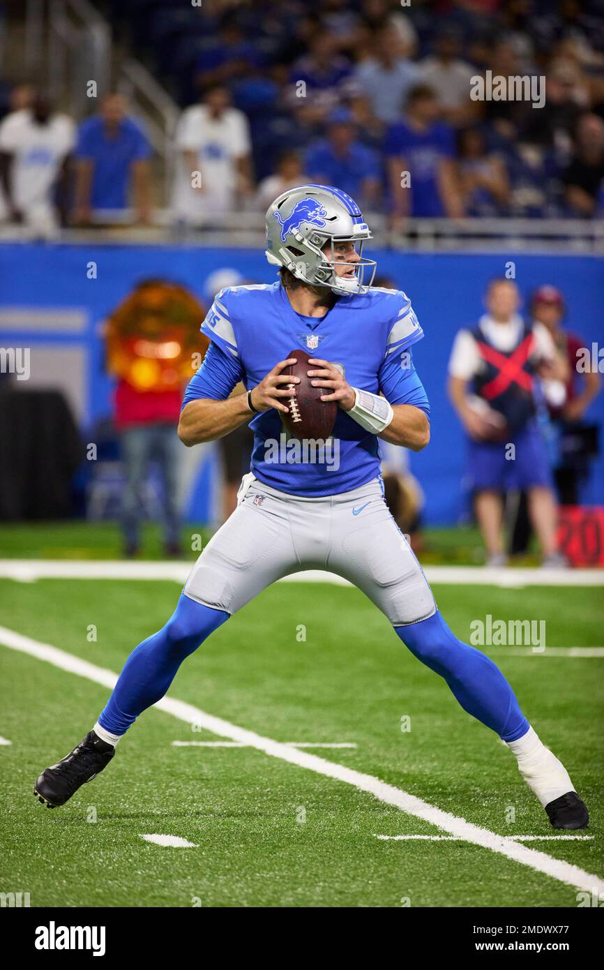 Detroit Lions quarterback Tim Boyle (12) in action against the Buffalo ...