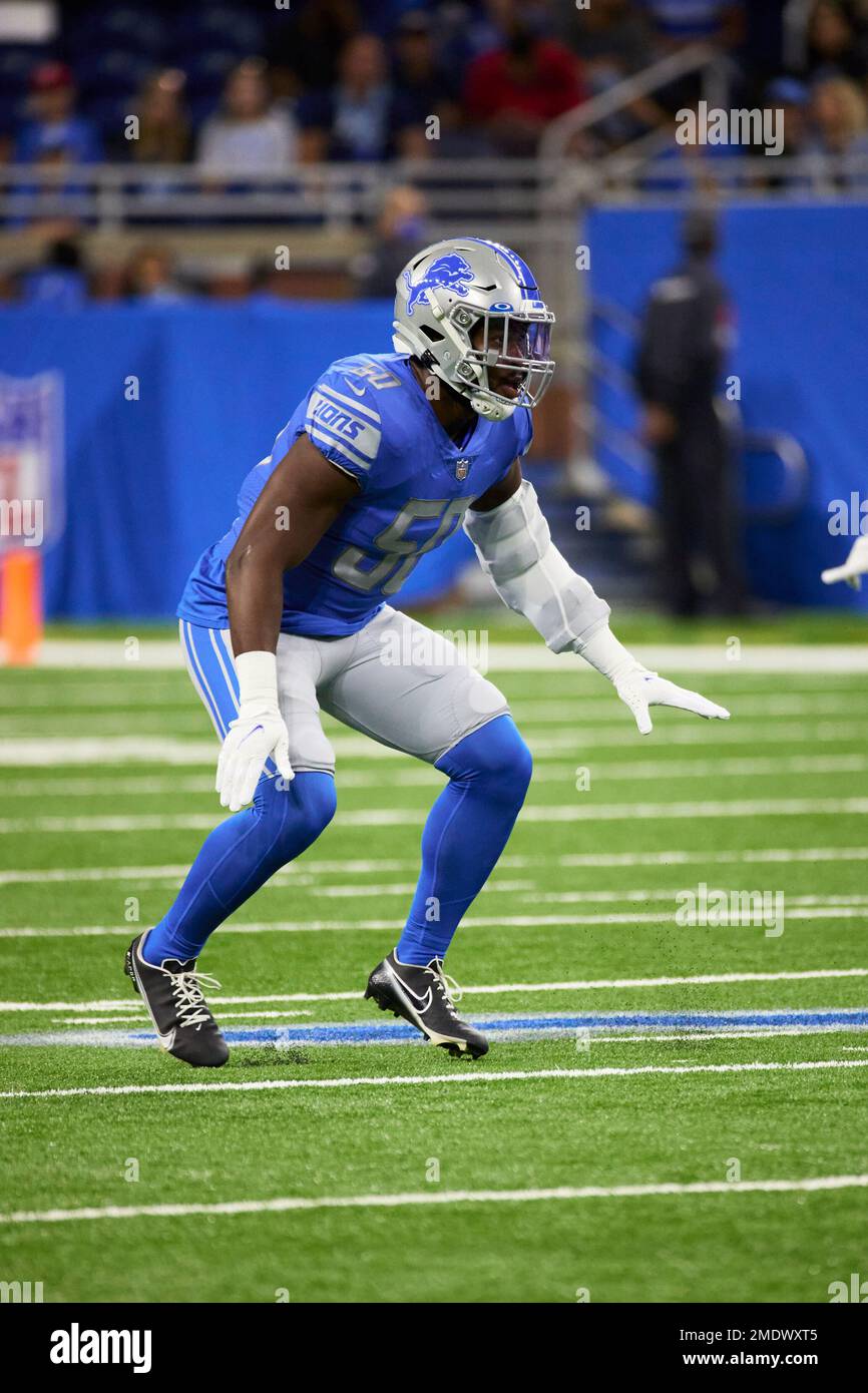 Detroit Lions linebacker Shaun Dion Hamilton (50) in action against the ...