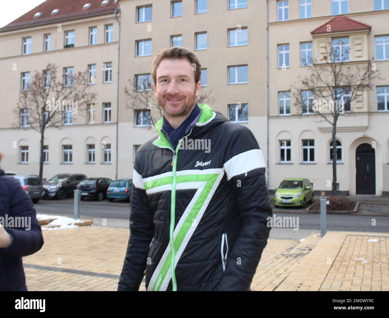 Heiko Ruprecht bei der Ankunft zur Aufzeichnung der MDR-Talkshow ...
