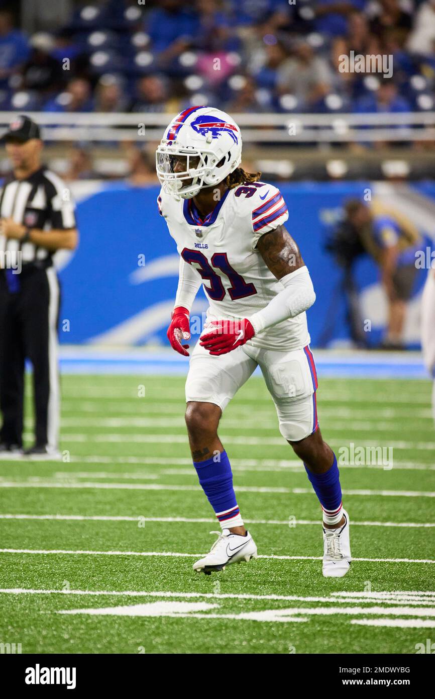 Buffalo Bills safety Damar Hamlin (31) in action against the Detroit ...