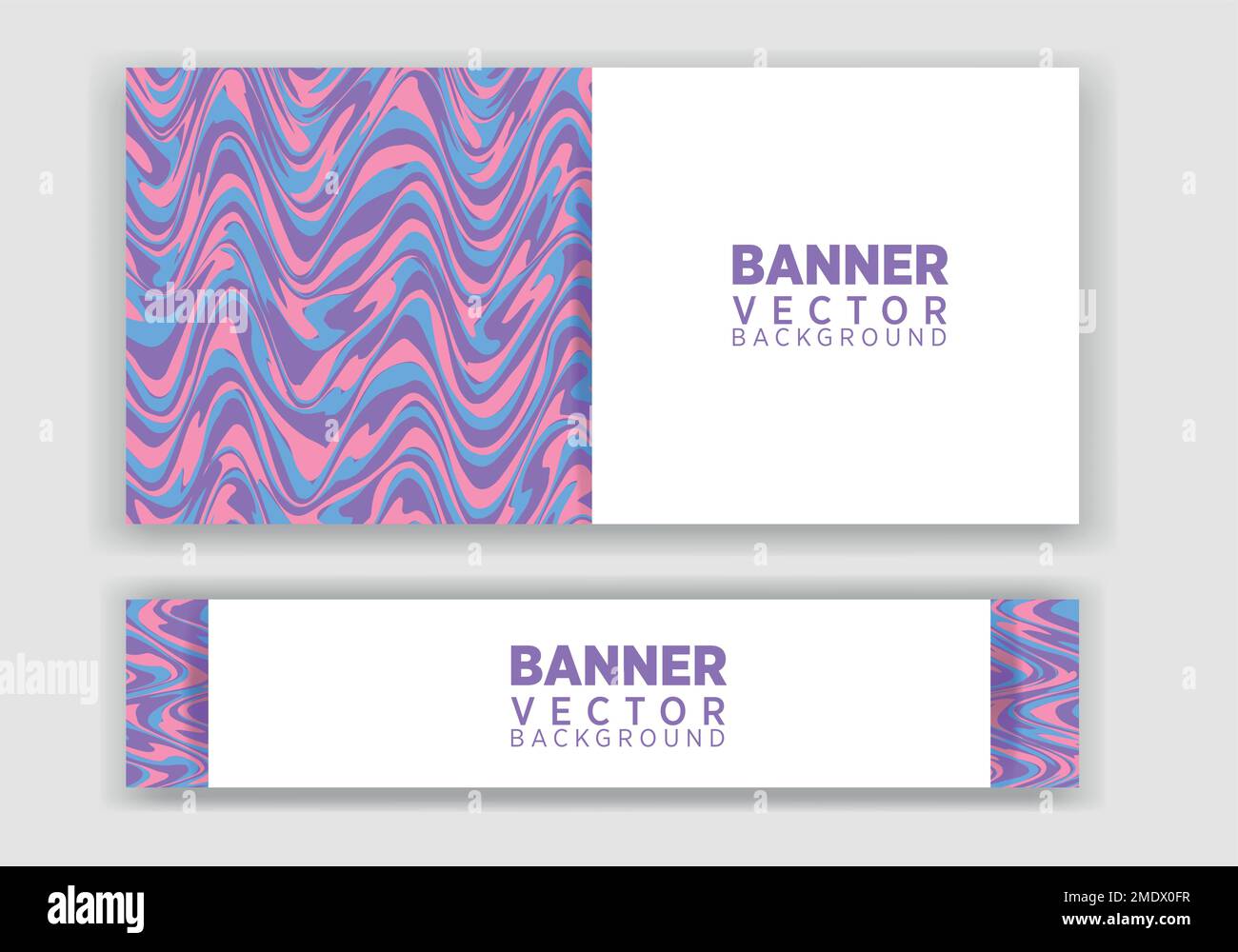 Vector abstract graphic design Banner. Vector horizontal banner ...