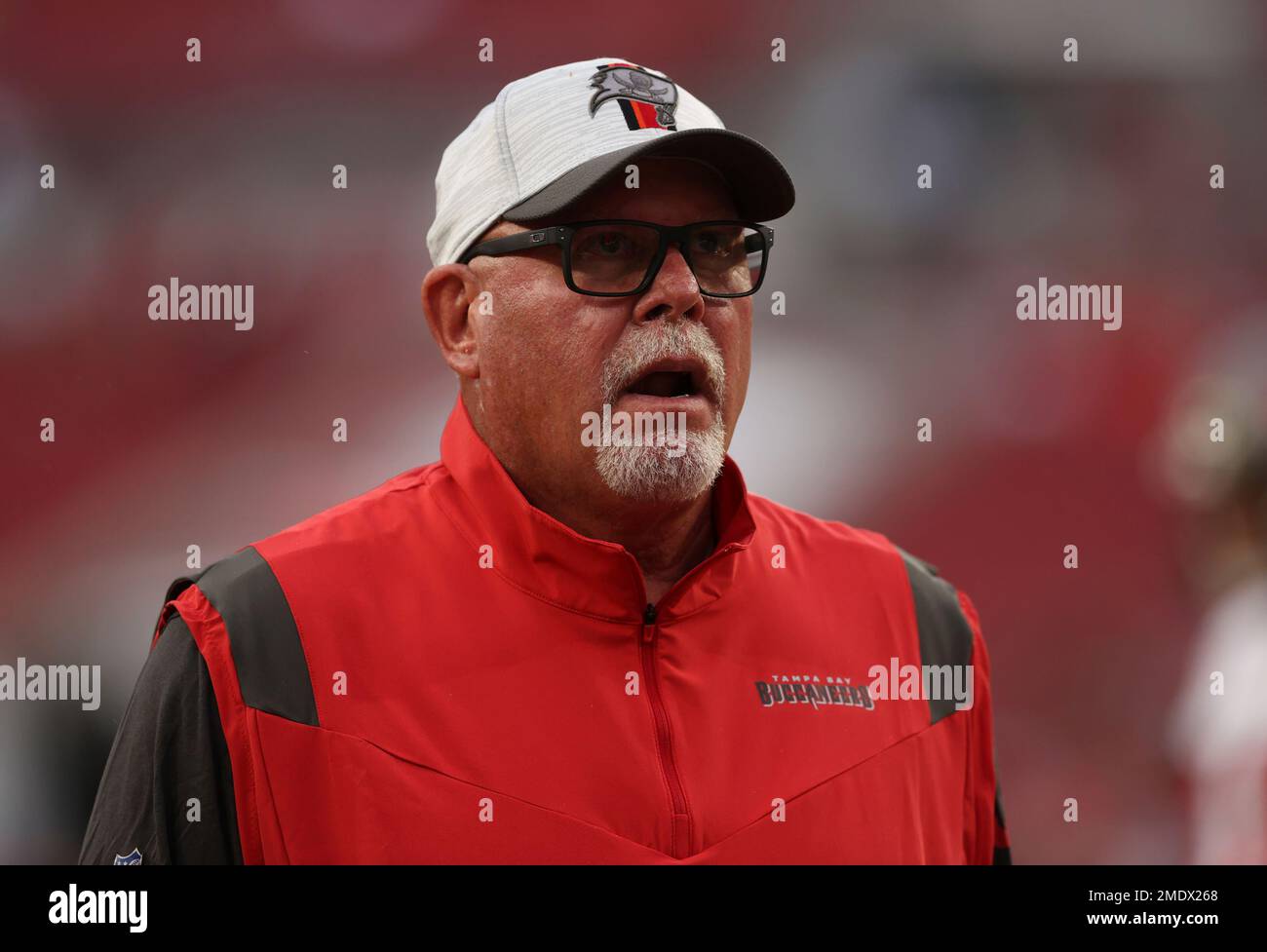 Tampa Bay Buccaneers head coach Bruce Arians before an NFL preseason ...