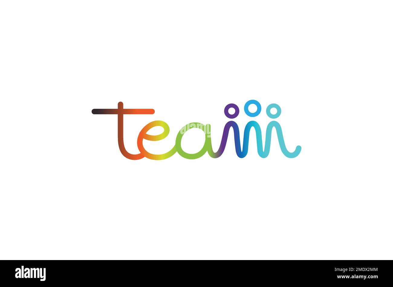 creative team letter people symbol logo vector design illustration ...
