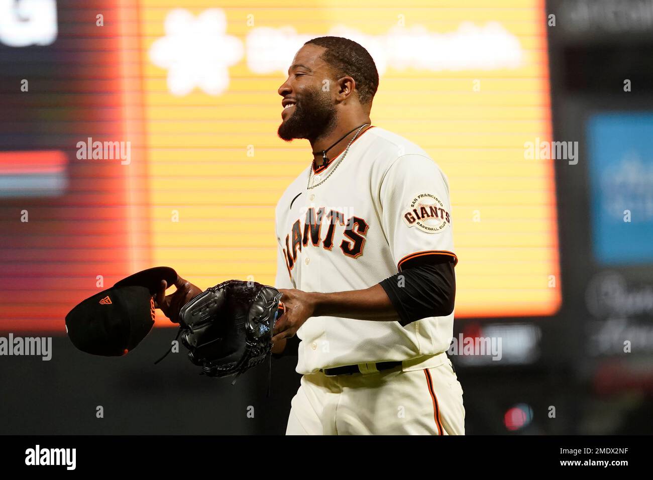 San Francisco Giants' Jay Jackson against the Colorado Rockies during a ...