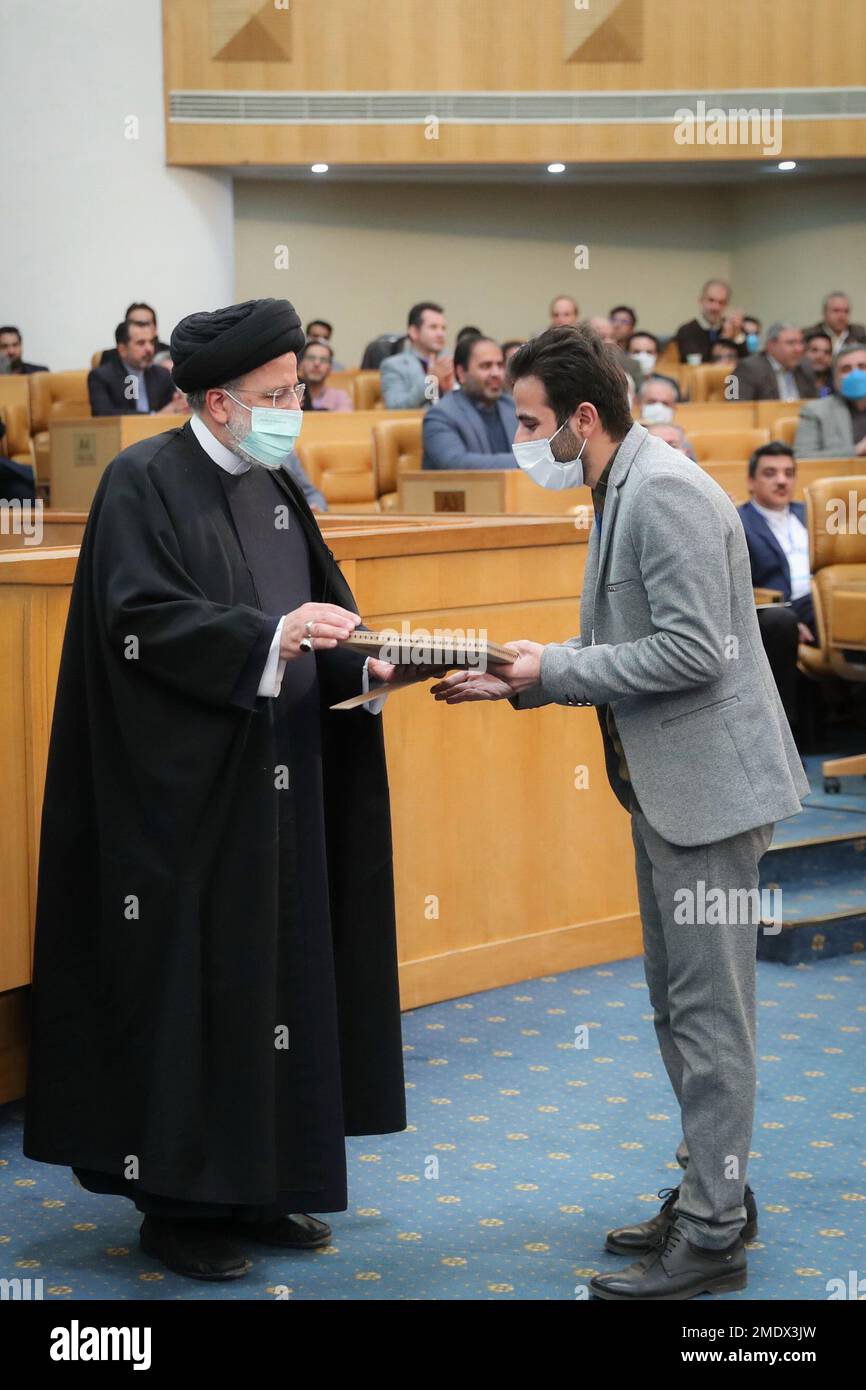 Tehran, Tehran, Iran. 23rd Jan, 2023. A handout photo made available by ...