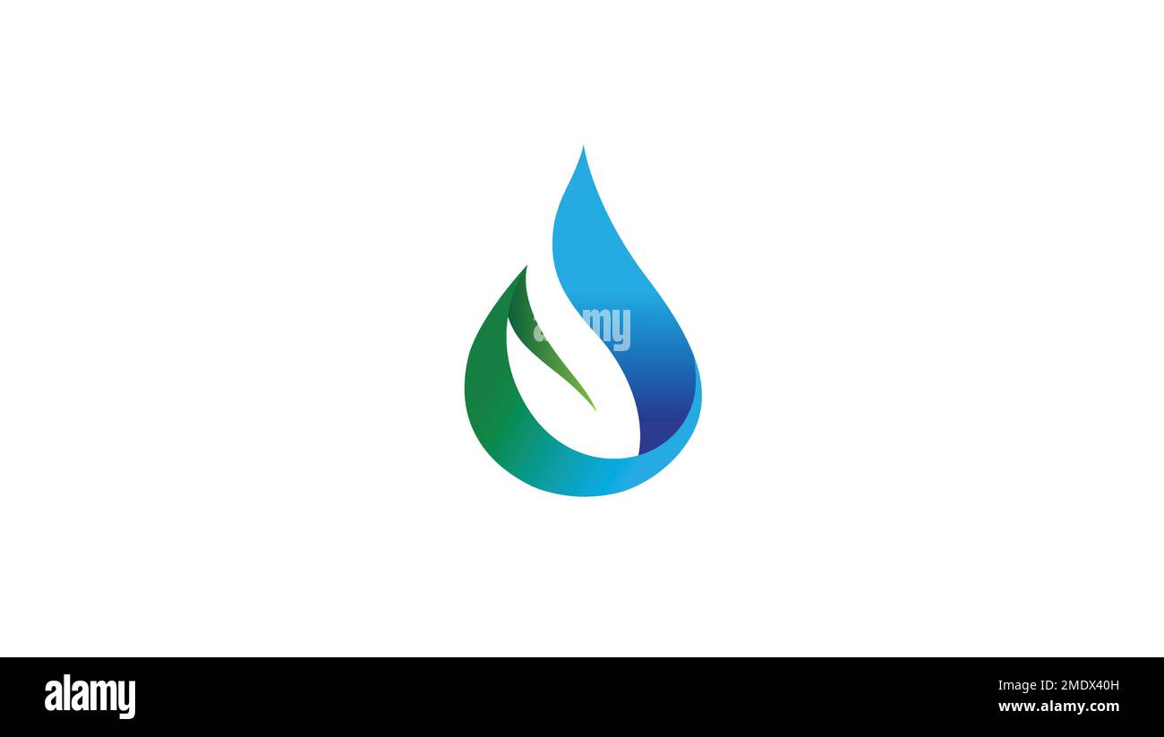 Creative Drop Leaf Symbol Vector Logo Design Symbol Vector Illustration ...