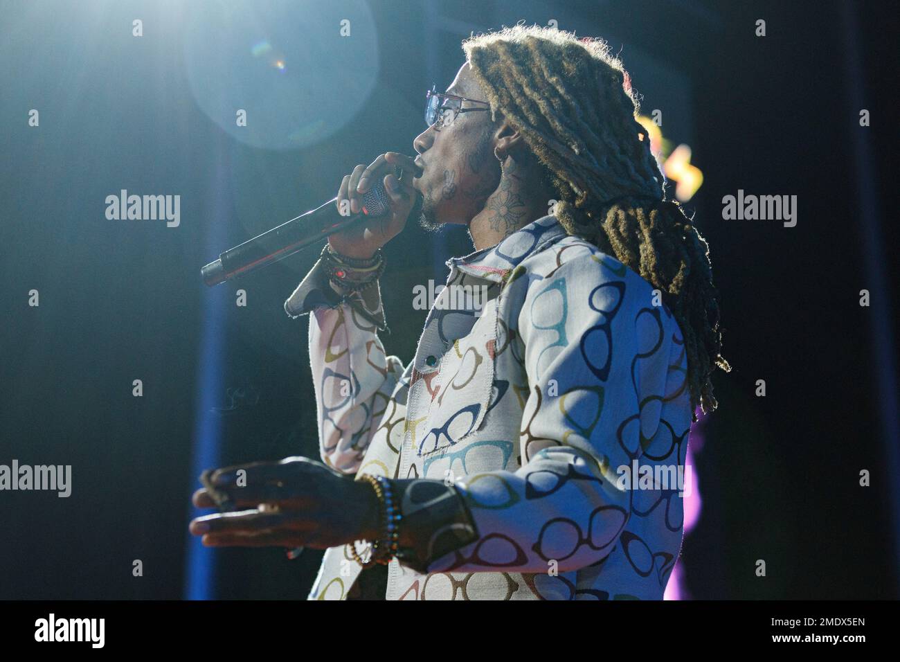 Lil Twist performs at the UPROAR Hip-Hop Festival, on Friday, Aug. 13 ...