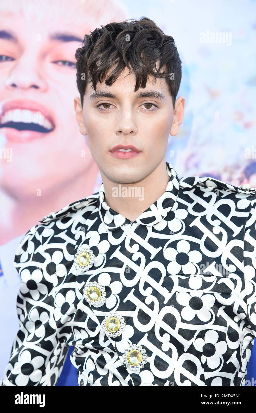 Max Harwood arrives at Outfest LA's LGBTQ Film Festival's opening night ...