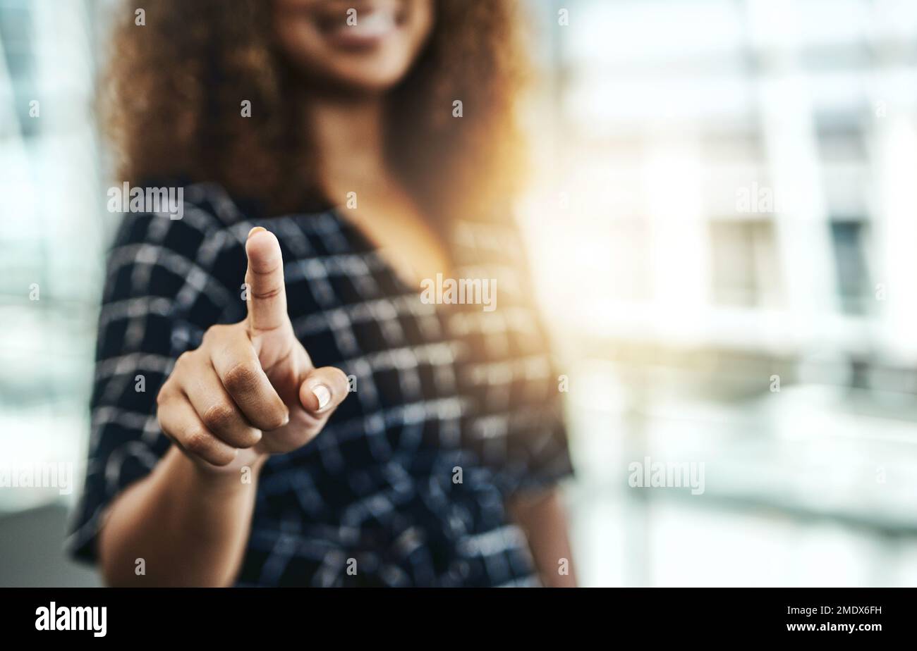 All you need do is swipe your finger nowadays. an unrecognizable ...