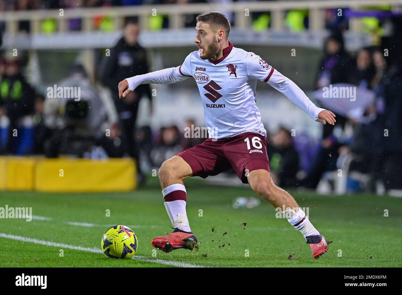 Artemio Franchi stadium, Florence, Italy, January 21, 2023, Nikola ...