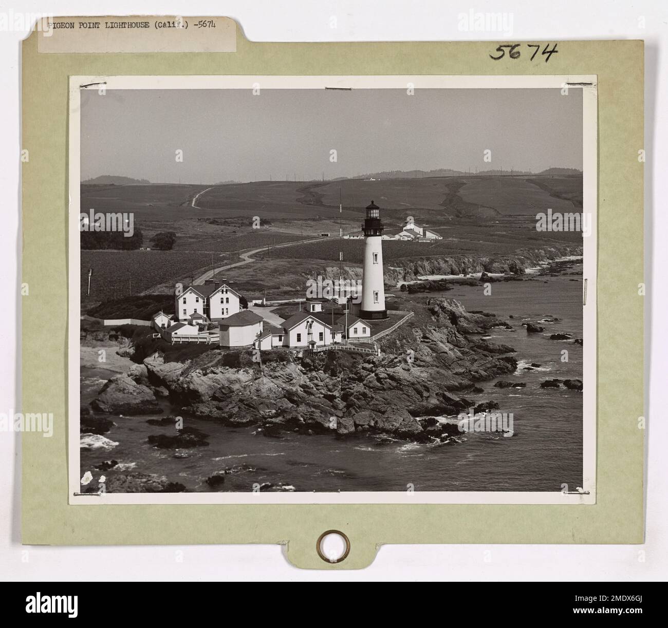 Pigeon Point Lighthouse, California. This item consists of a photograph ...