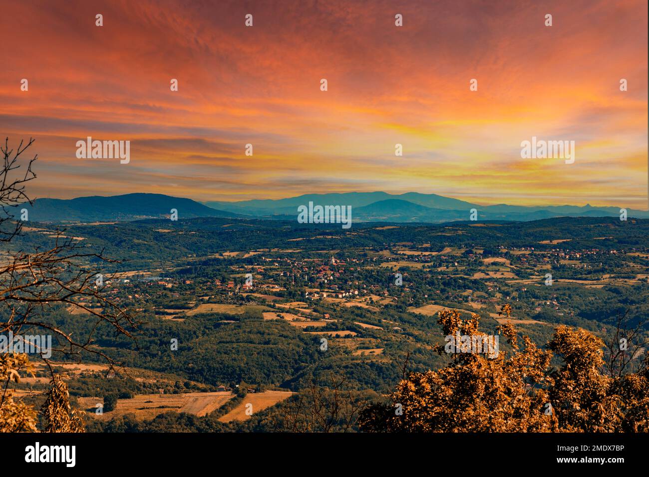 View central balkan mountain bulgaria hi-res stock photography and images - Alamy