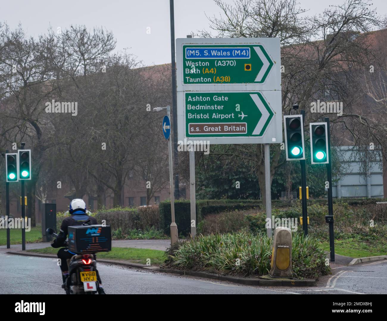 Bristol, England -January 21 2023: Weston, Bath, Taunton, Bristol ...