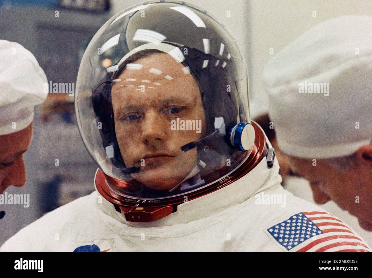 FILE - This 1969 file photo shows astronaut Neil Armstrong in space ...