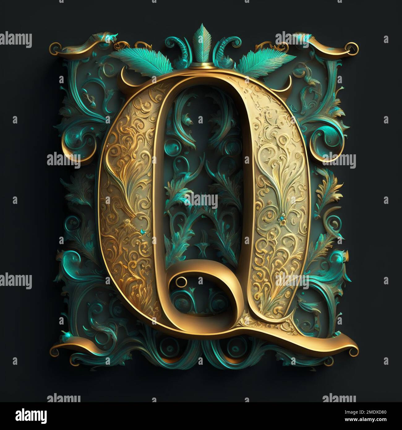 Ornate alphabet hi-res stock photography and images - Alamy