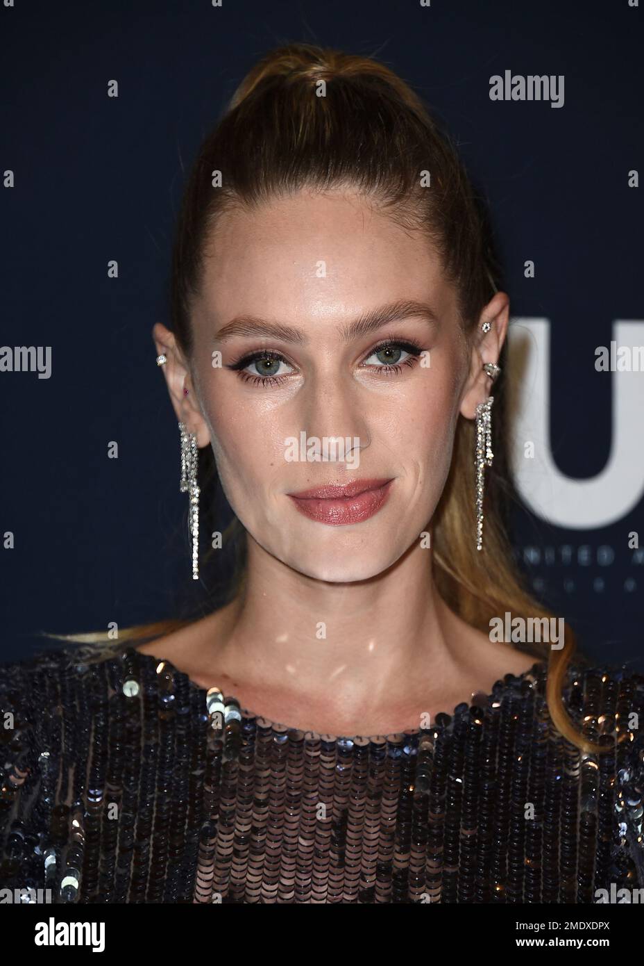 Cast member Dylan Penn arrives at the Los Angeles premiere of "Flag Day ...