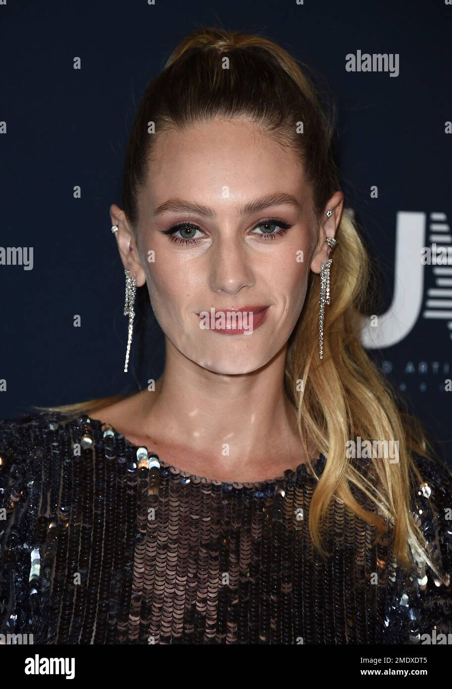Cast member Dylan Penn arrives at the Los Angeles premiere of "Flag Day ...