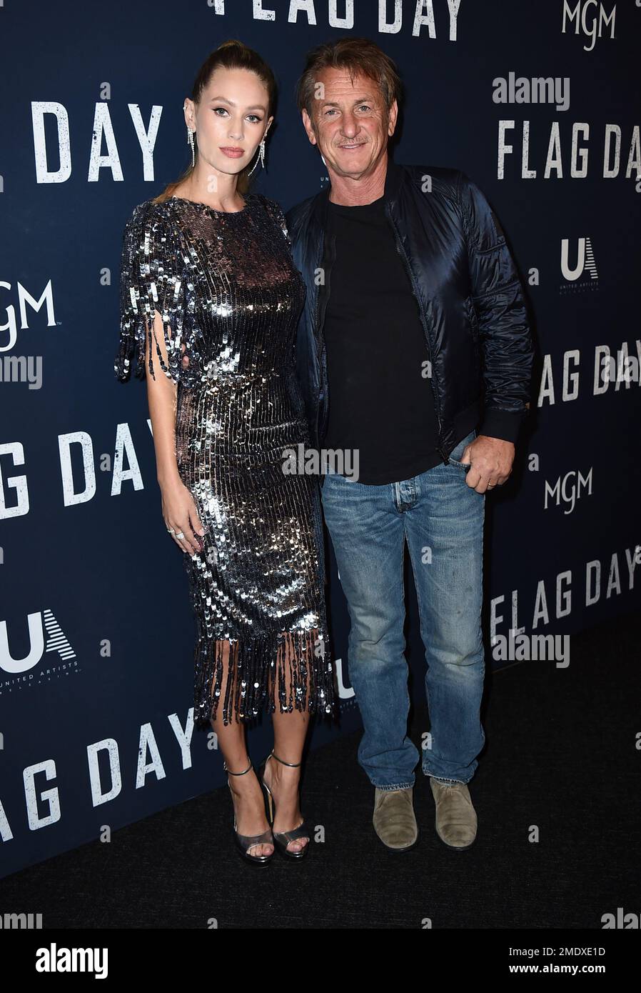 Cast members Dylan Penn, left, and her father, Sean Penn, who plays her ...