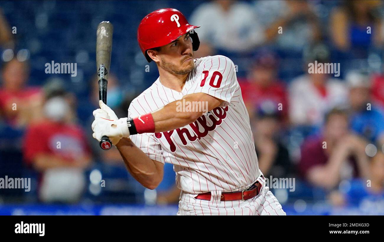 Philadelphia Phillies' J.T. Realmuto plays during a baseball game ...