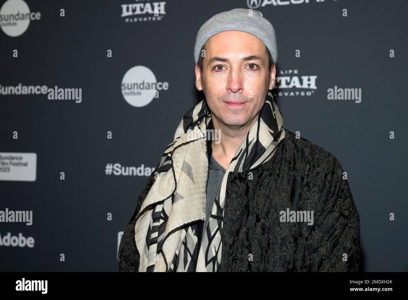 Tim Hecker attends the premiere of "Infinity Pool" at The Ray Theater ...
