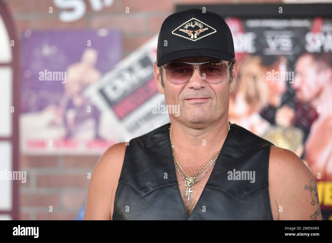 Chris Bauer arrives at the premiere of "Heels" on Tuesday, Aug. 10 ...