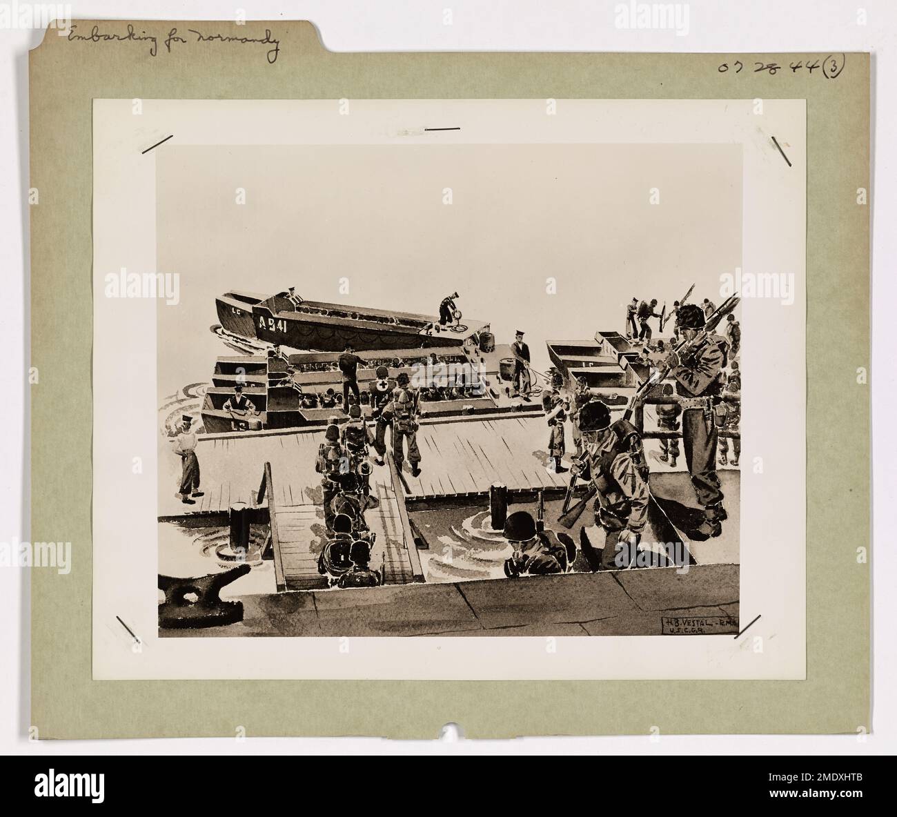 D day british landing craft hi-res stock photography and images - Alamy