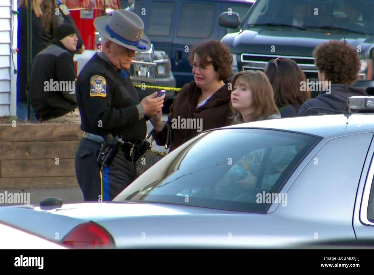 Veronique Pozner reacts with grief after learning that a gunman killed ...