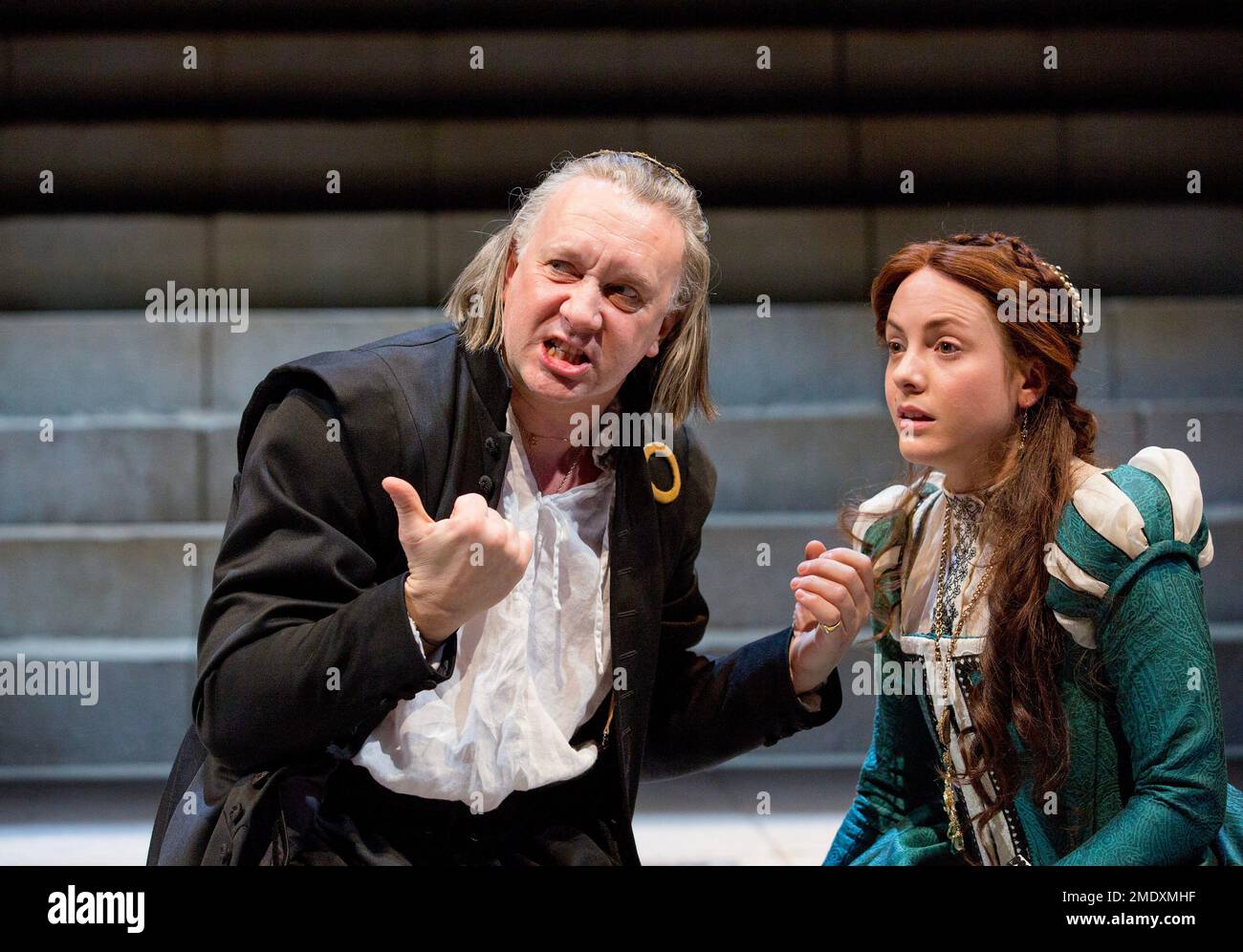 Jasper Britton (Barabas), Catrin Stewart (Abigail) in THE JEW OF MALTA ...