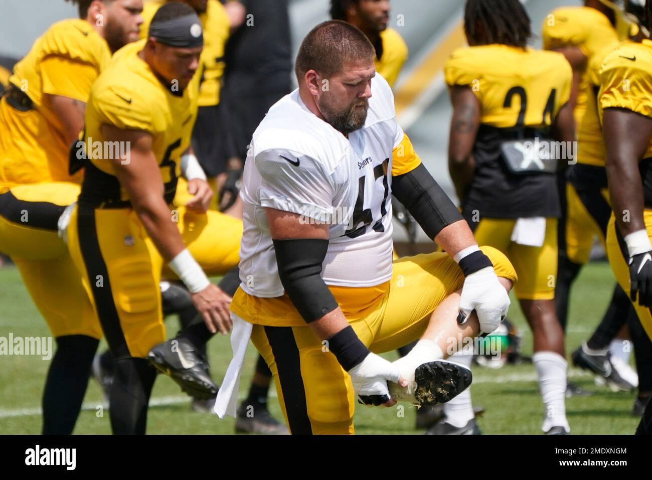 Pittsburgh Steelers offensive guard B.J. Finney (67) during an NFL ...
