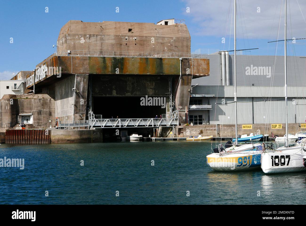 Lorient, K1, Classe Mini 6,50, La Base, Keroman Submarine base ...