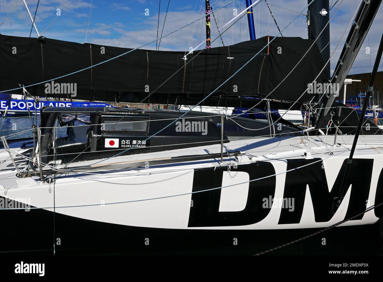 Lorient, DMG Mori IMOCA, La Base, Keroman Submarine base, Morbihan ...