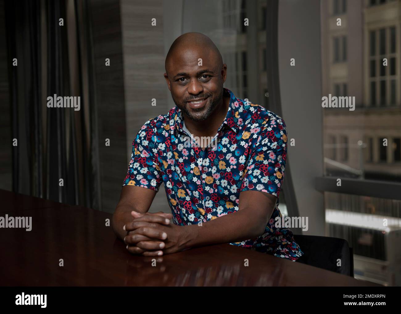 Actor, comedian and singer Wayne Brady poses for a portrait at the Park ...
