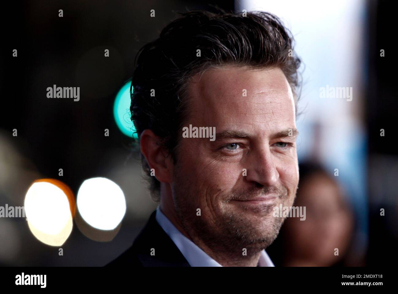 FILE - Matthew Perry arrives at the premiere of "The Invention of Lying ...