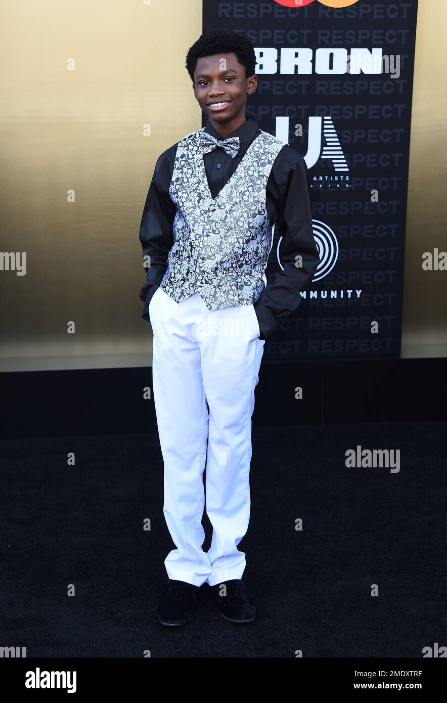 Jerel Xavier Alston arrives at the Los Angeles premiere of "Respect" at ...