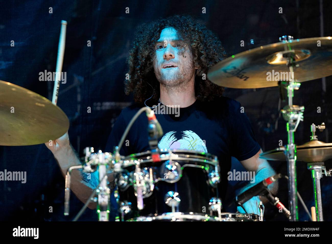 Corey Coverstone, of Dirty Honey, performs an opening act on Saturday ...