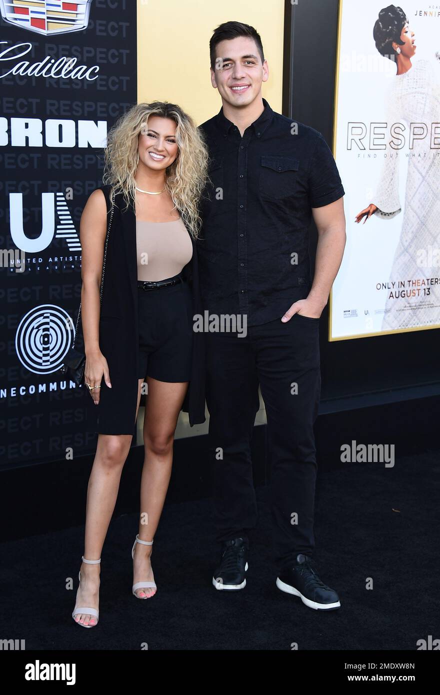 Tori Kelly and Andre Murillo arrive at the Los Angeles premiere of ...
