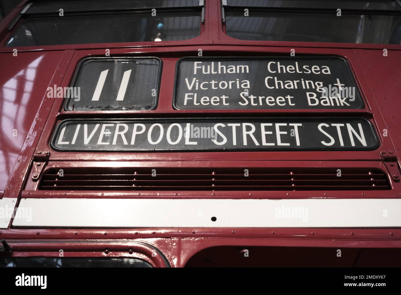 Old London Bus Stock Photo - Alamy
