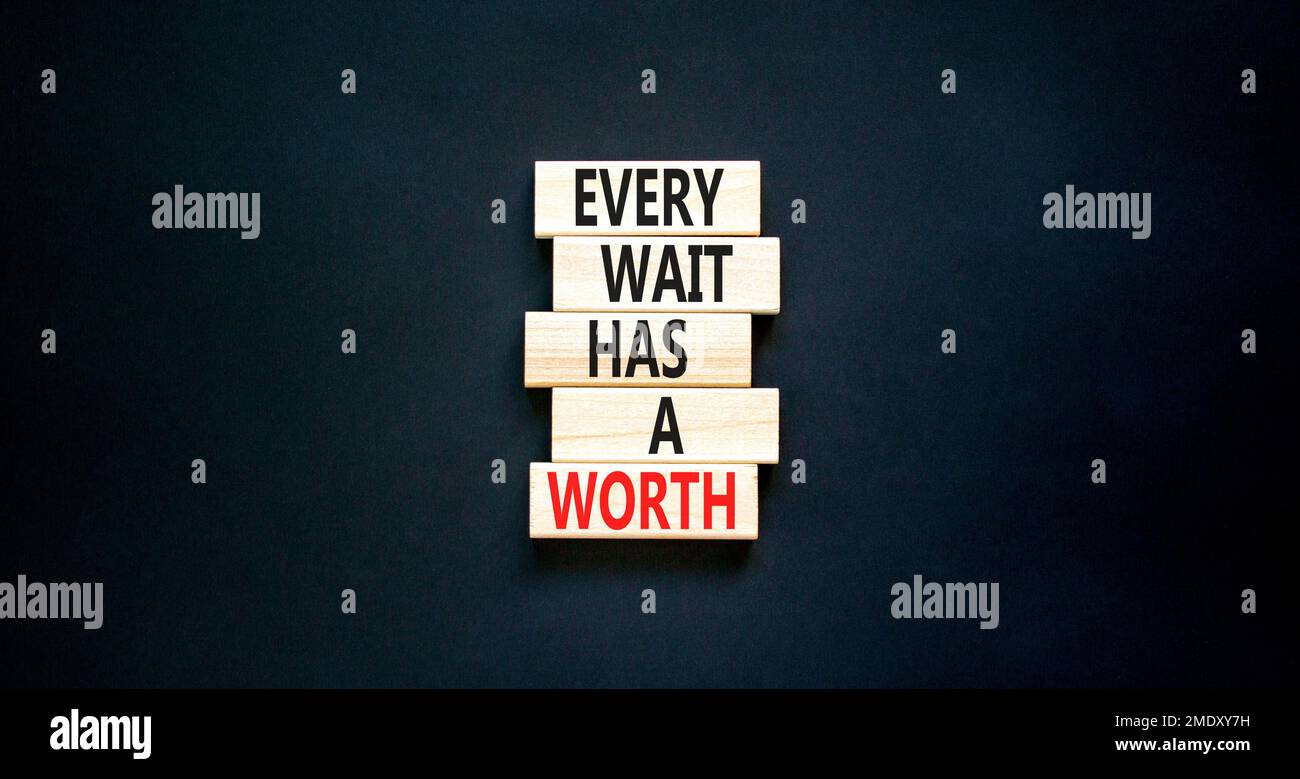 Every wait has a worth symbol. Concept words Every wait has a worth on ...