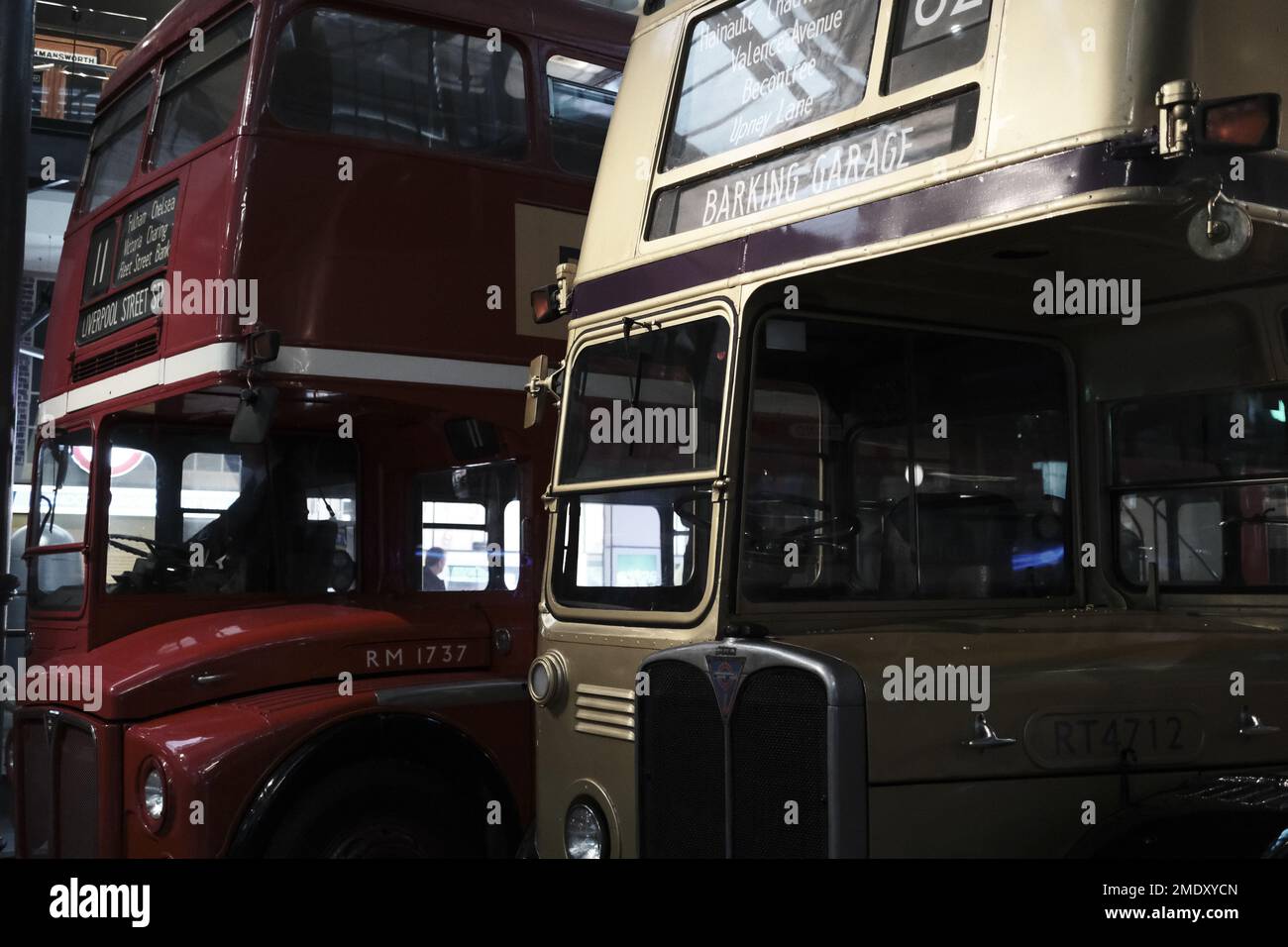 Old London Bus Stock Photo - Alamy