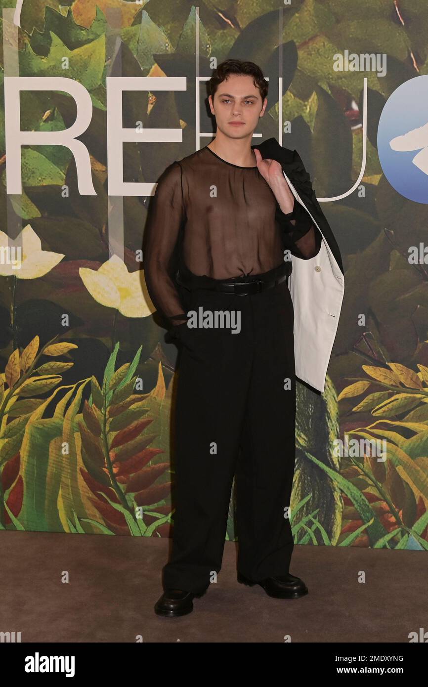 Alessandro Orrey attends the photocall of Rai fiction "Mare fuori" at ...