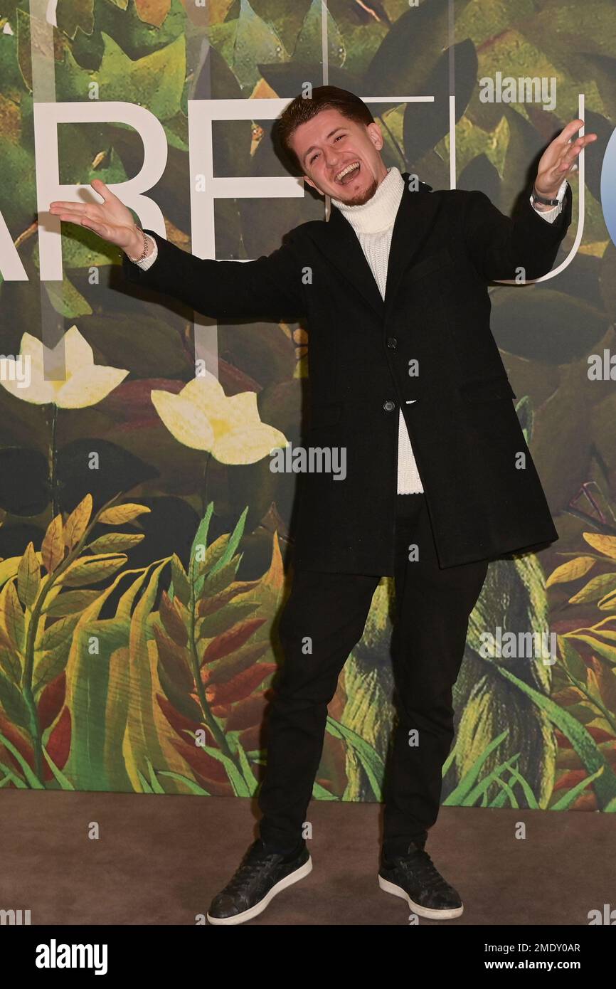 Antonio Orefice attends the photocall of Rai fiction "Mare fuori" at ...