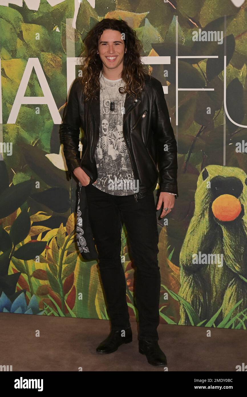 Francesco Panarella attends the photocall of Rai fiction "Mare fuori ...