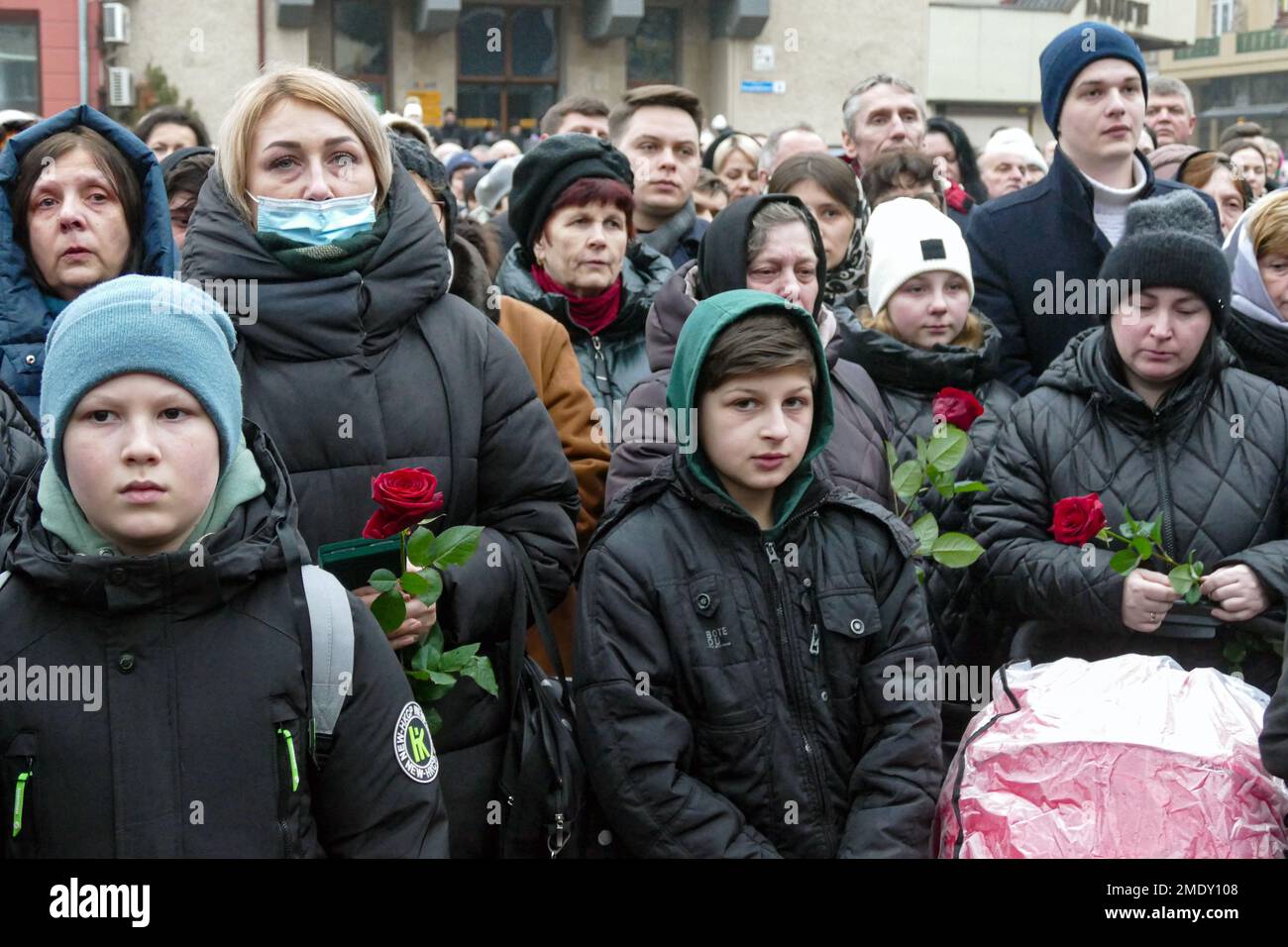 Non Exclusive: IVANO-FRANKIVSK, UKRAINE - JANUARY 22, 2023 ...