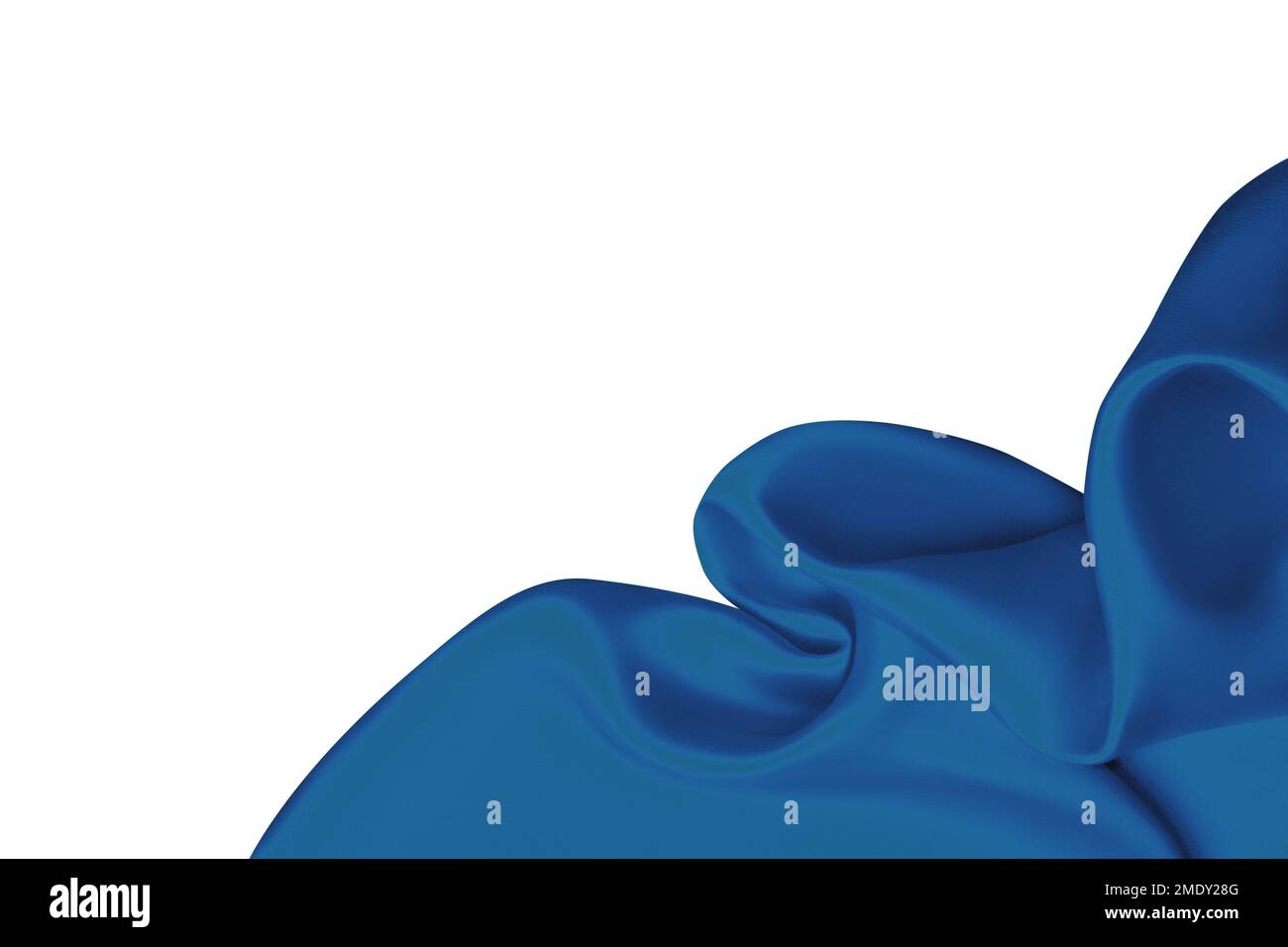 Beautiful blue background with fabric, blue satin fabric border Stock ...